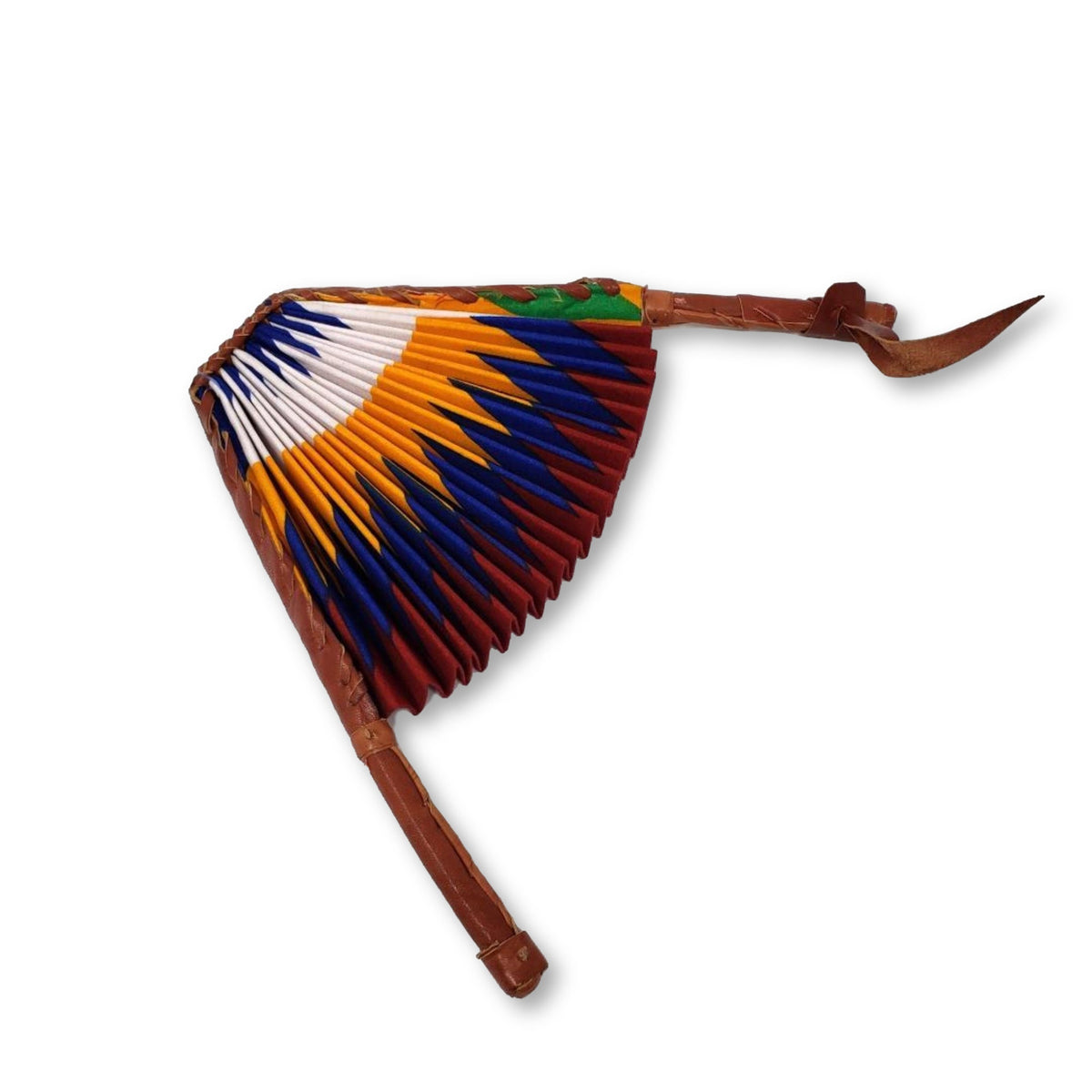 Folding Hand-Held Fan with African Flair #5